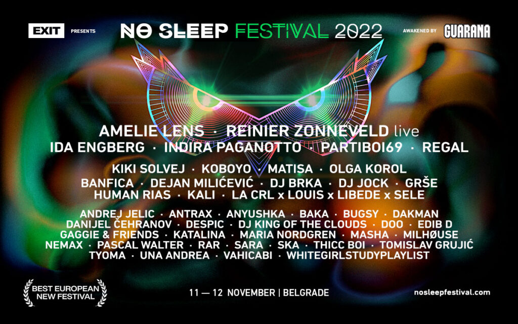 No Sleep Festival and Conference Start Today; EXIT Closing Its Festival ...